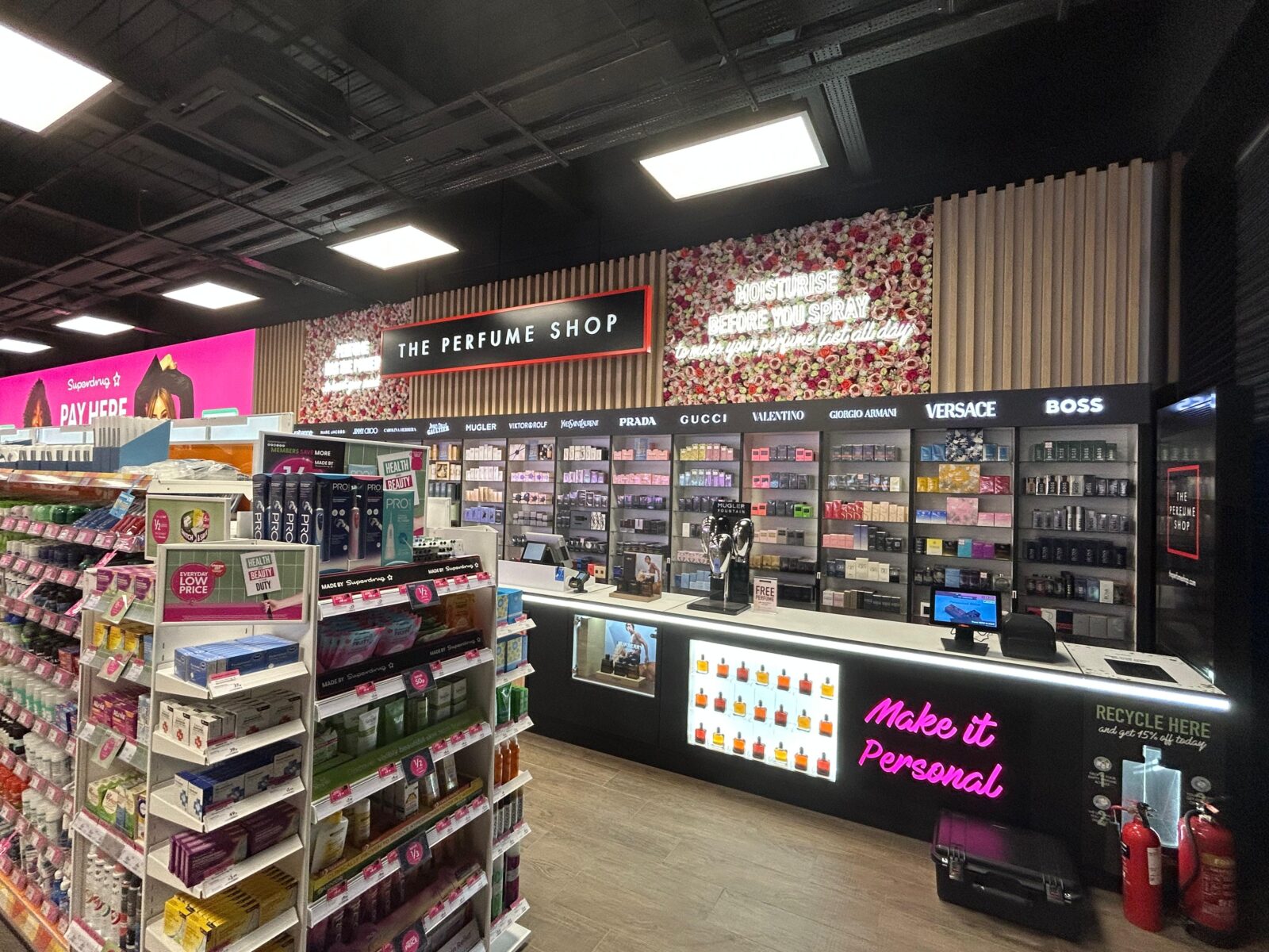 Superdrug Meadowhall Flagship Store - Bespoke Retail Signage