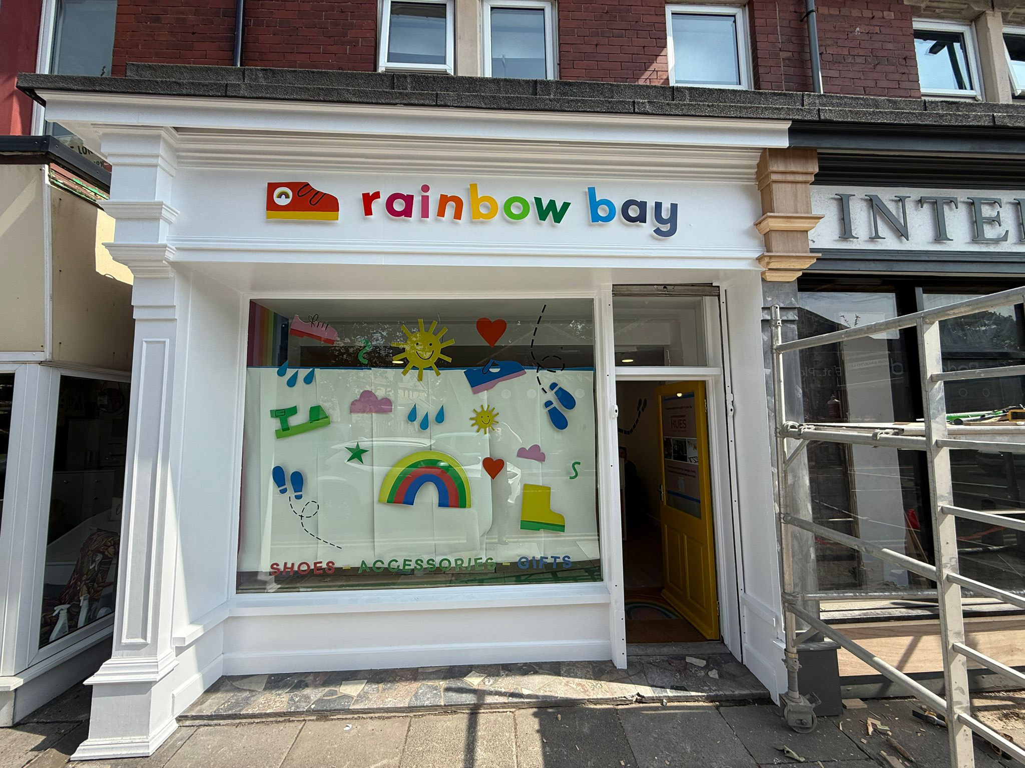Whitley Bay Signage Transformation for Rainbow Bay